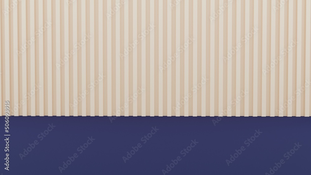 Background 3d brown rendering with podium and minimal cream studio ...