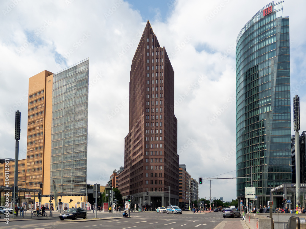 BERLIN, GERMANY - May 21, 2022; Architectural city buildings ultra ...
