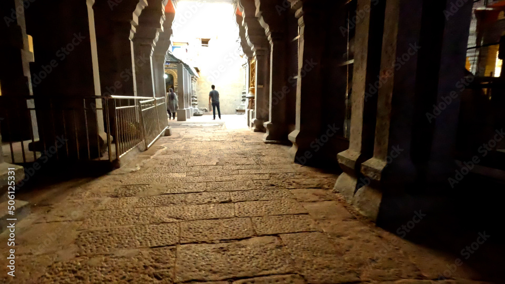 Inside ramanathaswamy temple, Rameshwaram, India Stock Photo | Adobe Stock