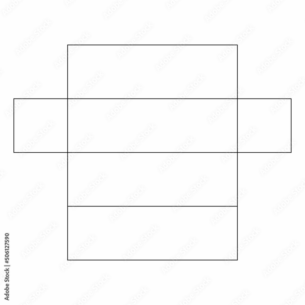 geometric nets of rectangular prism. 3d shapes nets for kids. Lesson ...