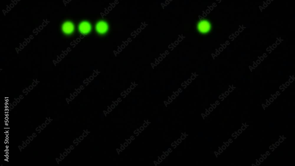 Wi-Fi router or modem light blinking. Wireless internet connection ...