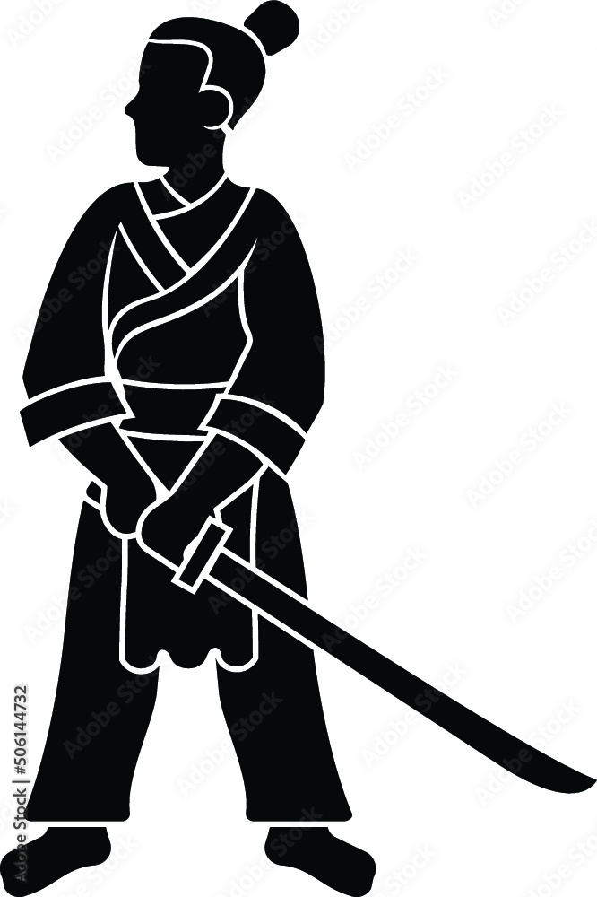 Samurai Warrior Sword Fighter Fight Duel Japanese Blade Military Bushi ...