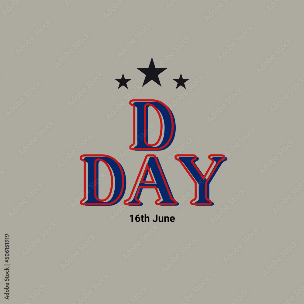 Logo Vector Template Design Illustration of celebration on the 6th of ...