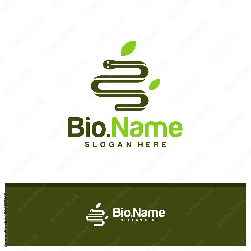 Earthworms logo design vector, Creative Worm logo concepts template ...