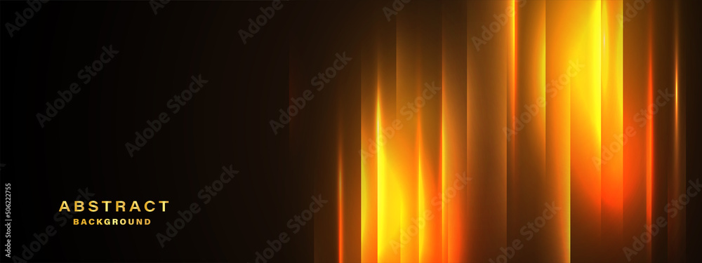 Abstract luxury gold background with glowing light effect.Vector ...