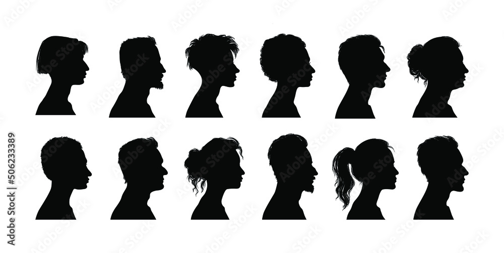 Male Silhouette Head Profile