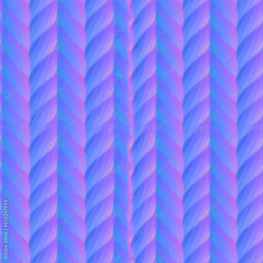 Seamless Texture Normal Map Fabric Threads Knitted Material 3d Illustration 3d Render Stock