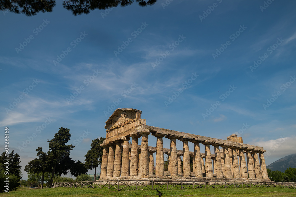 Paestum, originally Poseidon - Siberian colony. Ancient ancient city ...