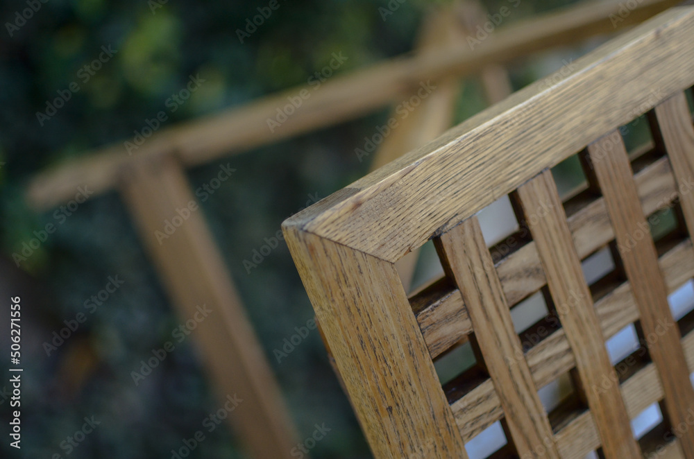 Detalles de muebles de madera antiguos y restaurados Stock Photo ...