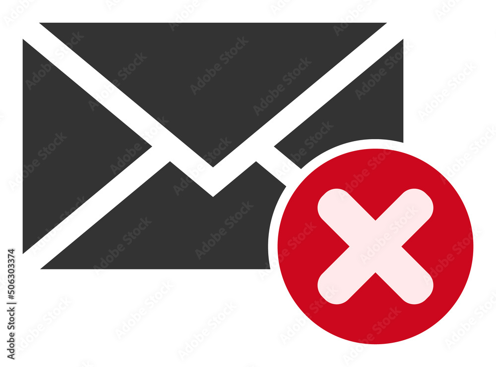 Cancel letter vector illustration. Flat illustration iconic design of ...