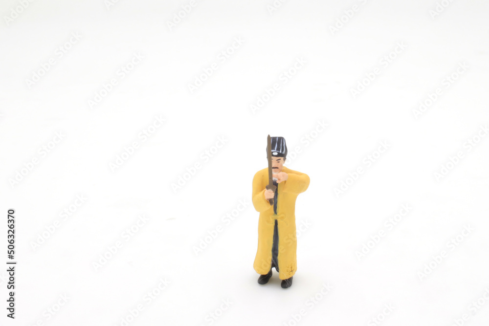Poster a scale of mini Taoist priest figure on board – Wall Art | UkPosters