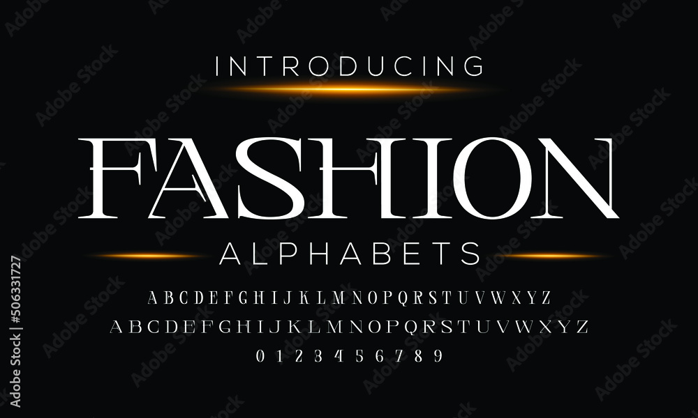 Luxury minimal classic modern typeface typo typography alphabet fonts ...