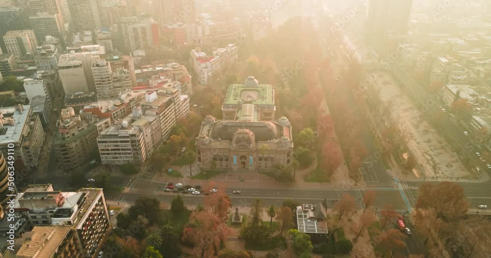 Hyperlapse in orbit of the Chilean National Museum of Fine Arts in ...