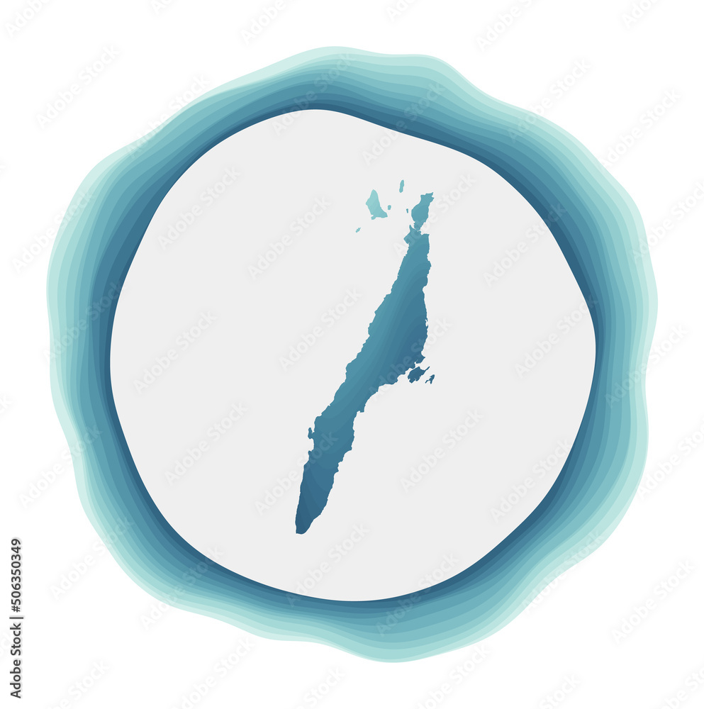 Cebu logo. Badge of the island. Layered circular sign around Cebu ...