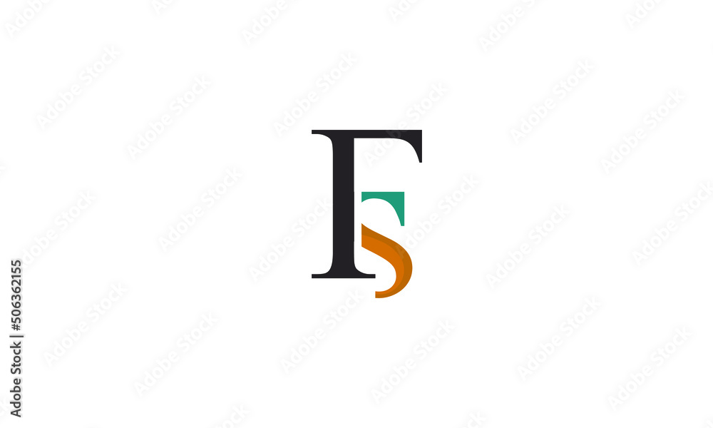 Alphabet letters Initials Monogram logo FS, SF, F and S Stock Vector ...