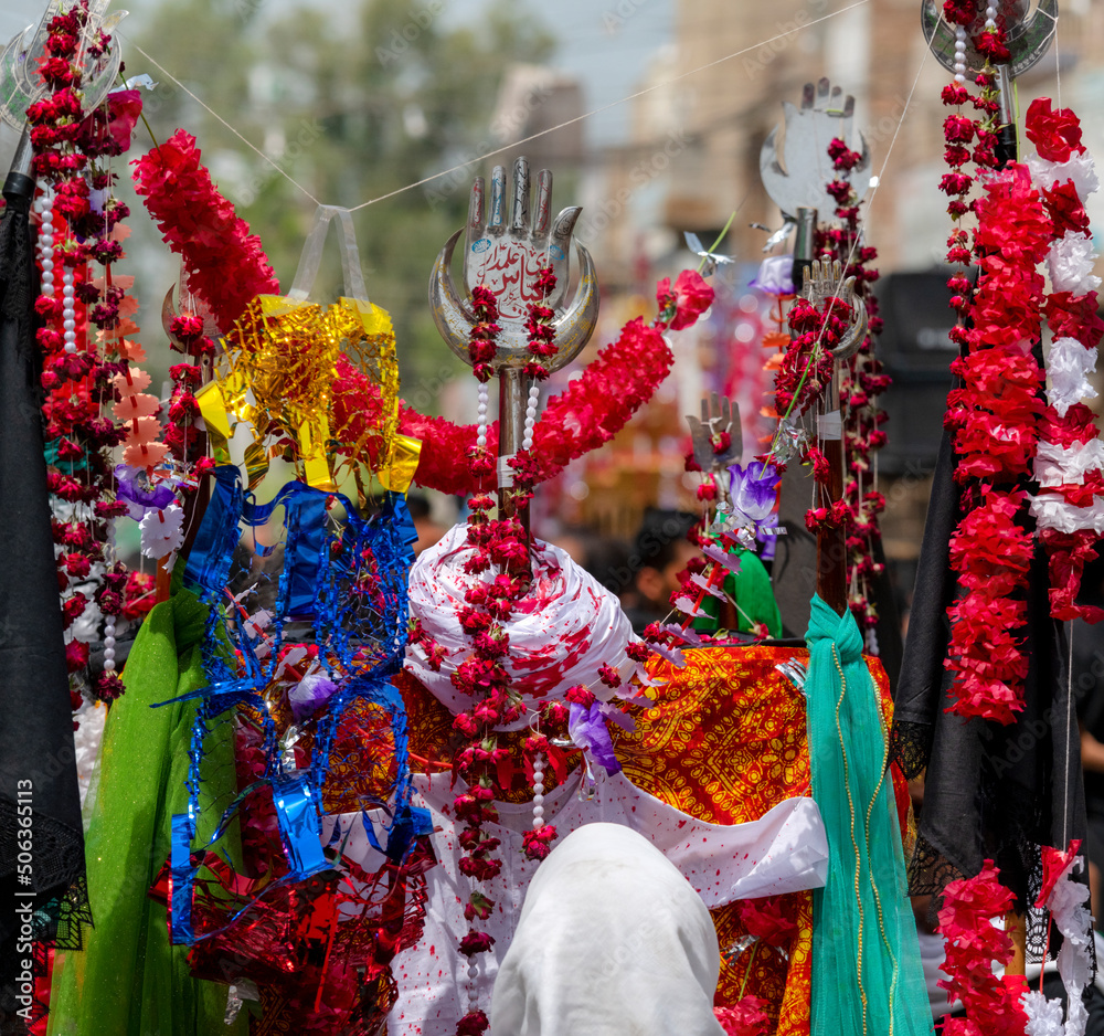 Ashura islamic holy day for shia muslims; mourning azadari rituals ...