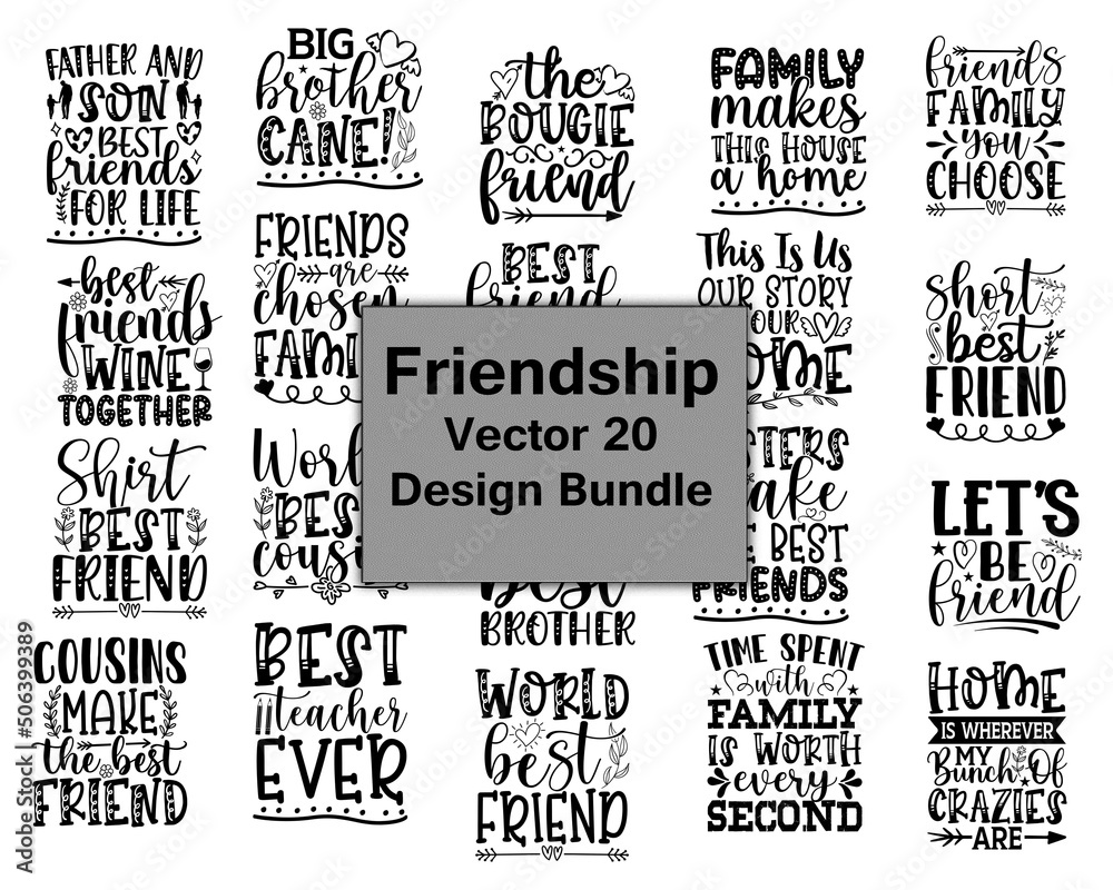 Friendship Svg Bundle, Friends Svg, Best Friends Svg, Friendship svg ...
