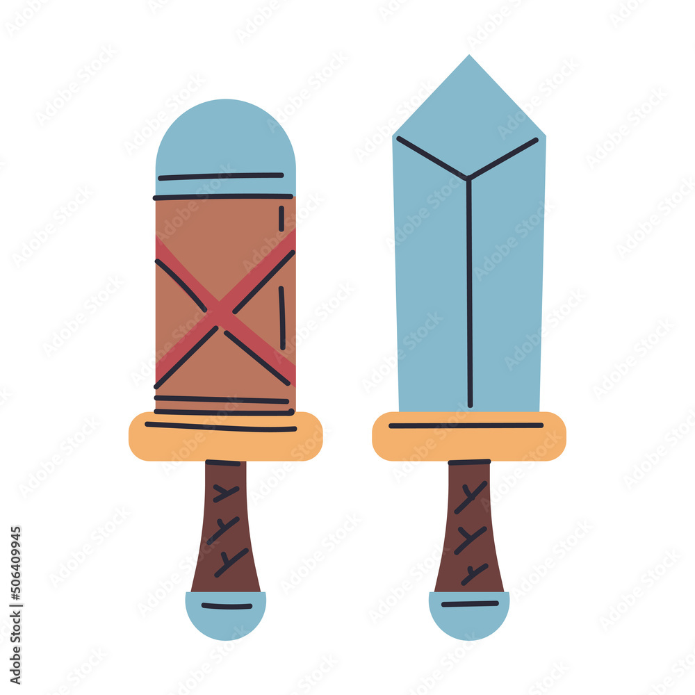 Viking Sword Cartoon