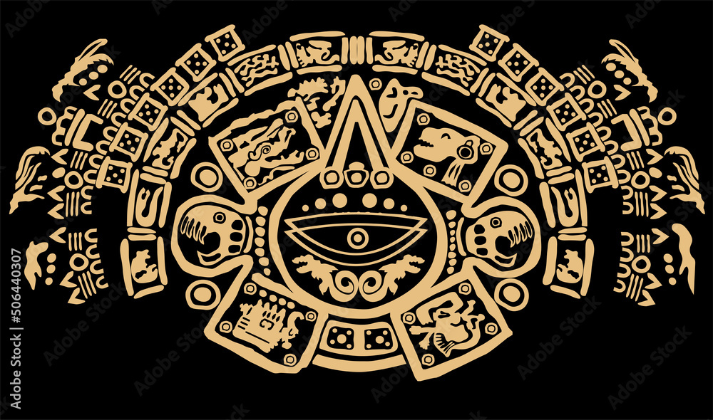 Maya pattern tribal.Patterns of the ancient civilizations of America ...