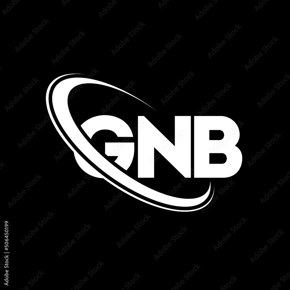 Gnb Logo Gnb Letter Gnb Letter Logo Design Initials Gnb Logo Linked With Circle And Uppercase