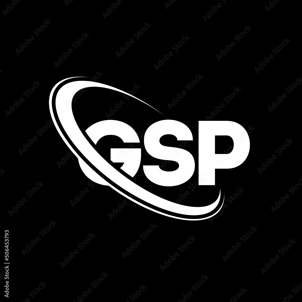 GSP logo. GSP letter. GSP letter logo design. Initials GSP logo linked ...