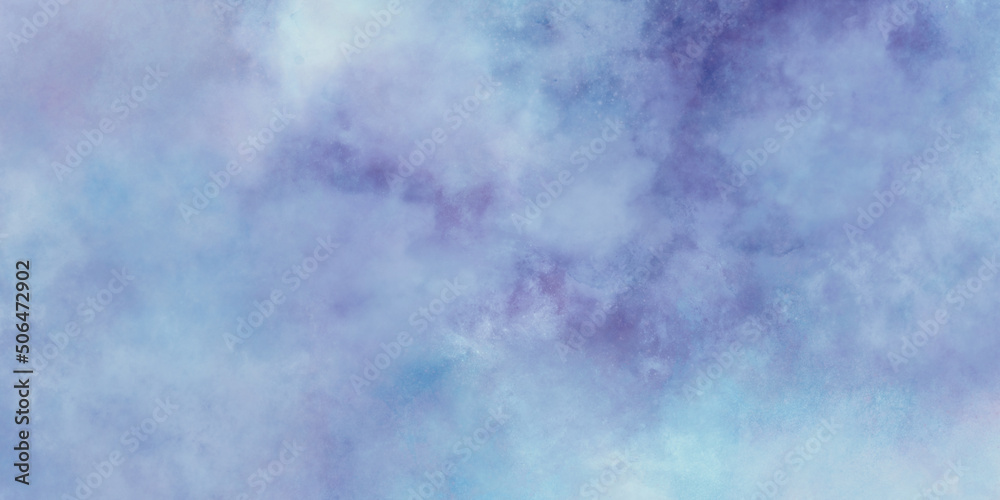 Blue white watercolor brush paint vector background. Soft pastel ink ...