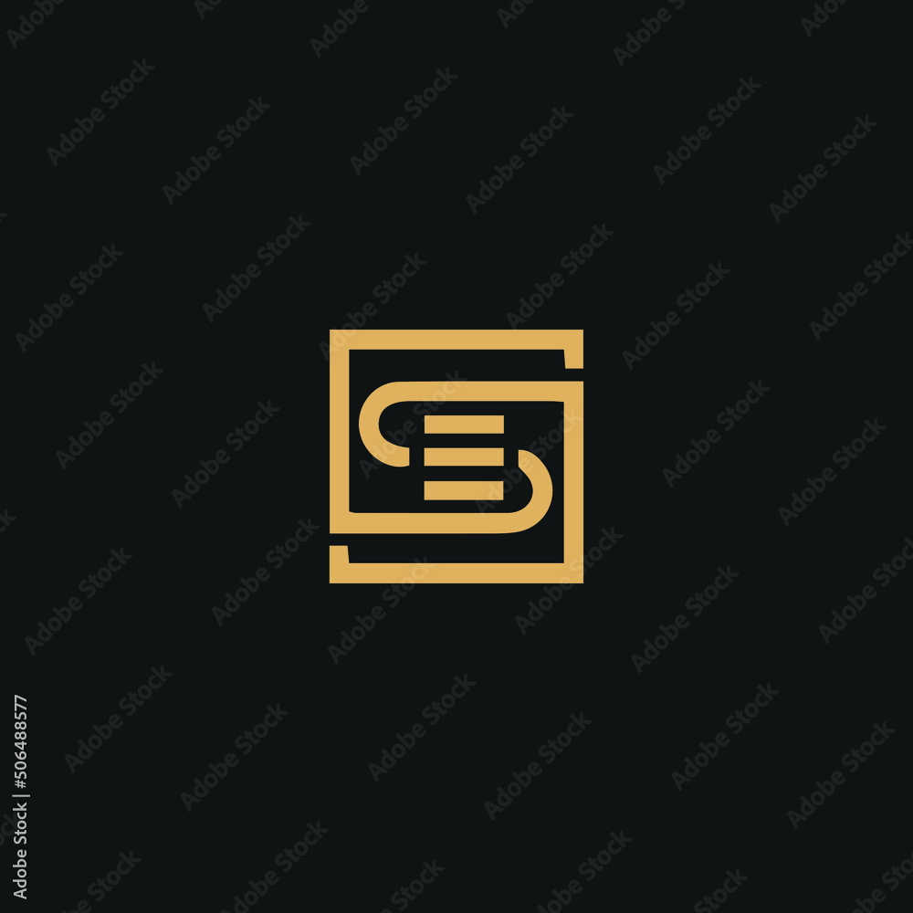 Initial Letter SE Logo Design Vector Template. SE Letter Logo Design ...