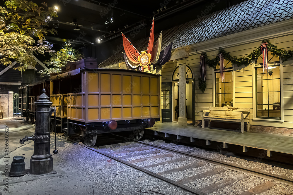 The Dutch Railway Museum (Spoorwegmuseum Utrecht, founded in 1927 ...
