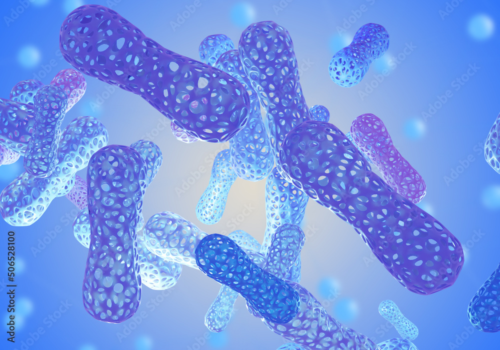 Microbiome background. Probiotics of human body. Probiotics in immune ...