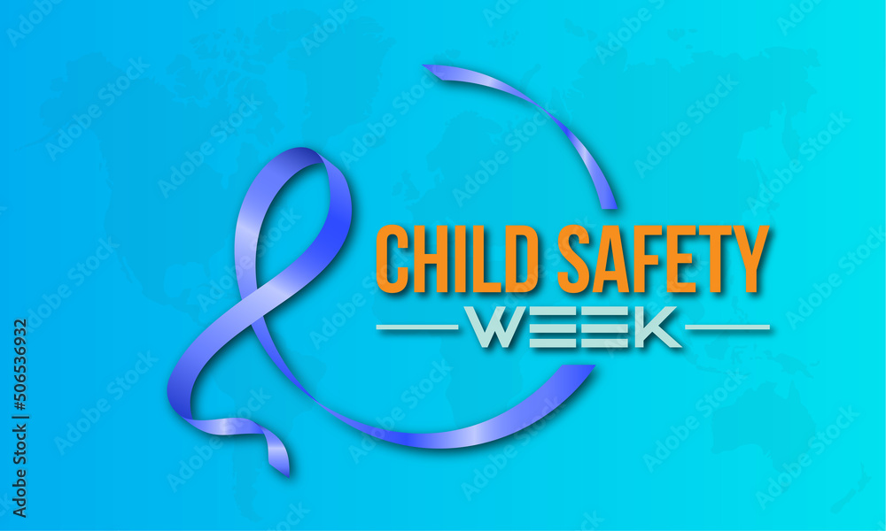 Child Safety Week in every June. Annual child safety awareness concept ...