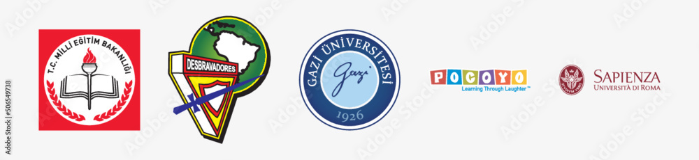 Stockvector Gazi Üniversitesi 1926 Logo, MEB Logo, Desbravadores Logo ...