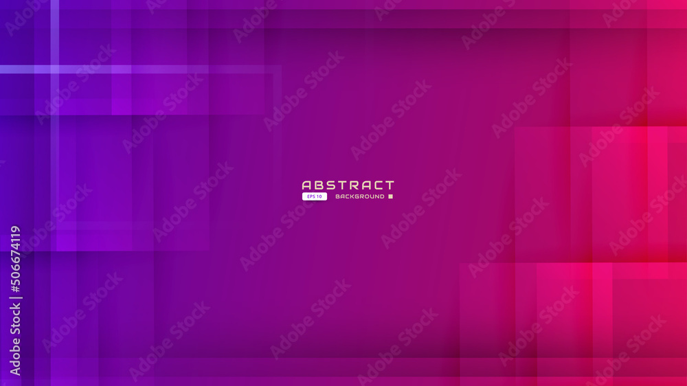 purple gradient background with creative overlap square shape, modern ...