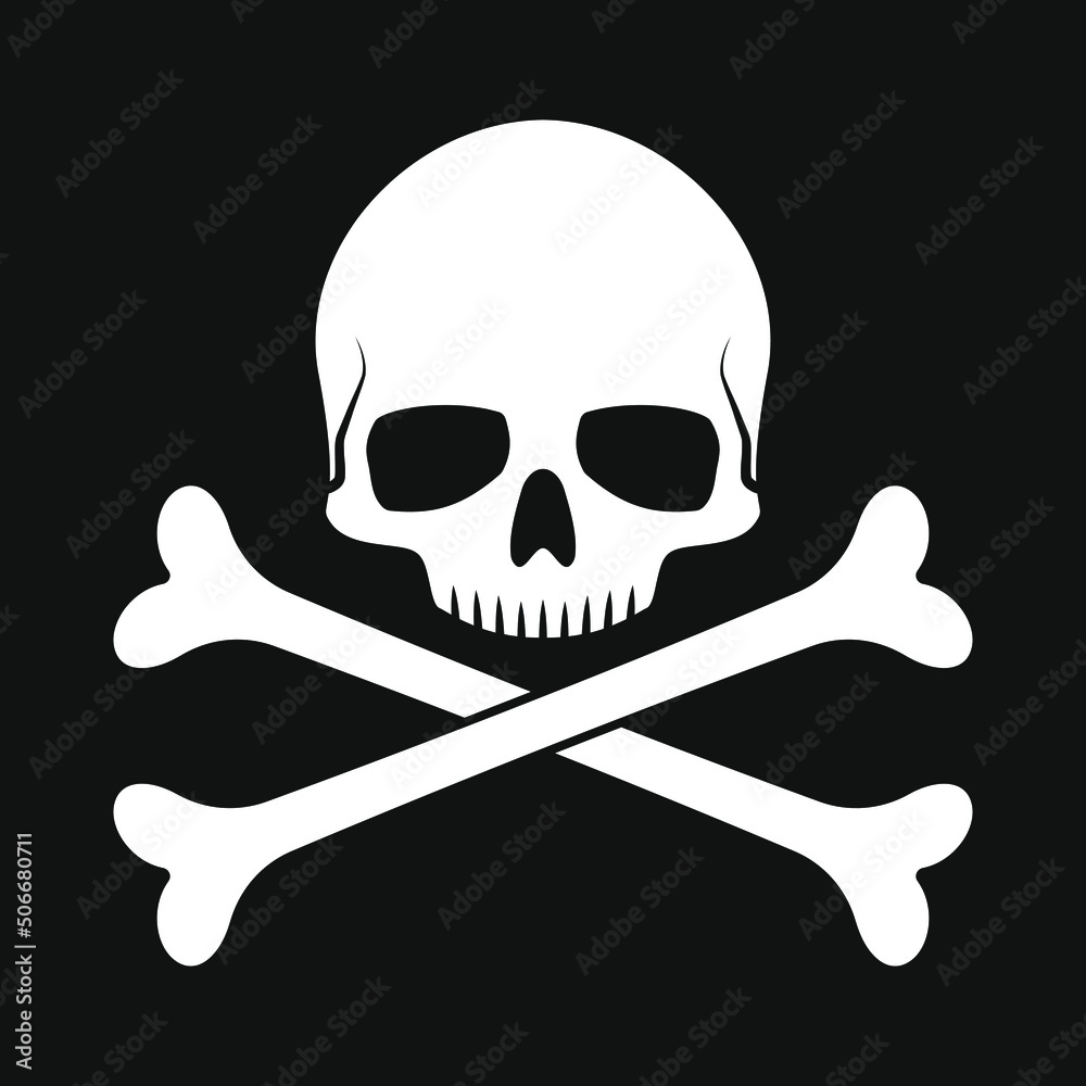 Toxic Skull And Crossbones
