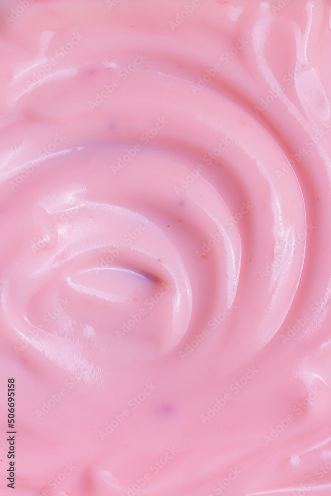 Texture Strawberry Yogurt,texture, yoghurt, macro,close up pink creamy ...