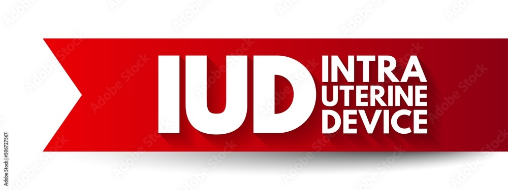 IUD Intra Uterine Device - T-shaped birth control device that is ...