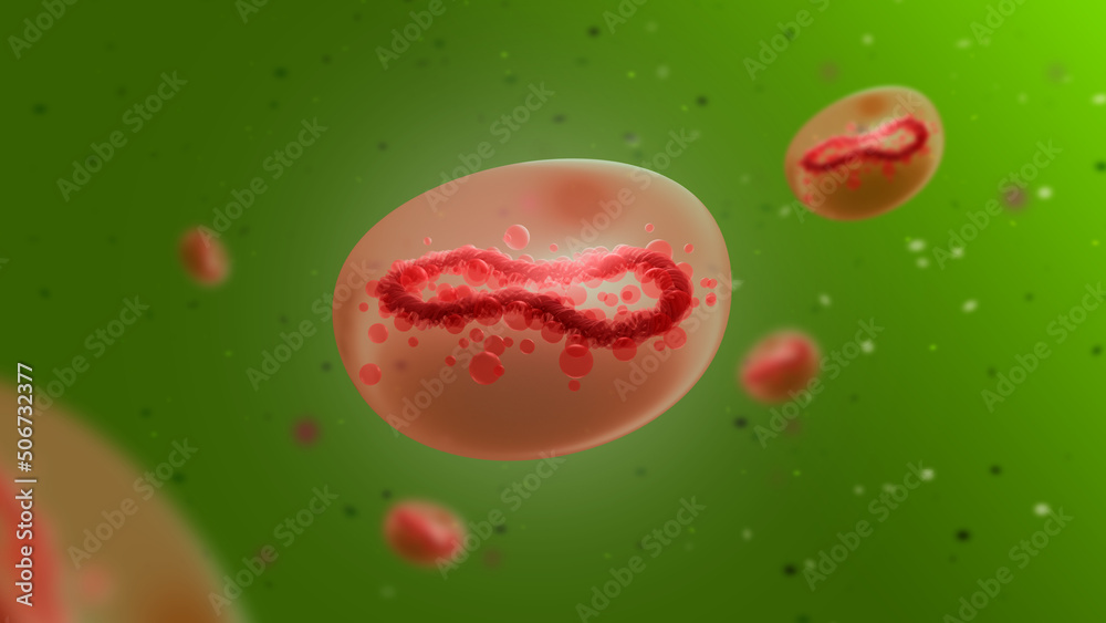 Monkeypox background. Monkeypox bacteria is variant of smallpox ...