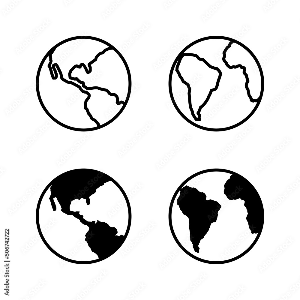 World map vector. Worldmap sign and symbol. Globe icon Stock Vector ...