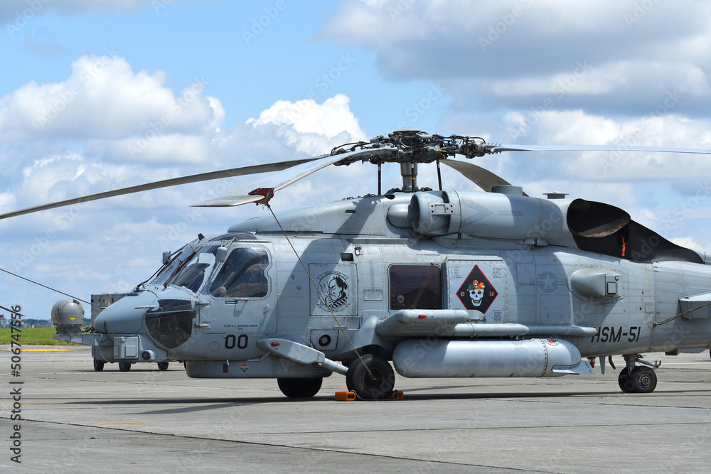 Tokyo, Japan - May 22, 2022:United States Navy Sikorsky MH-60R Seahawk ...