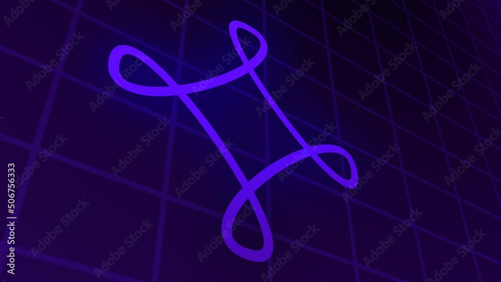 Modern stylish futuristic logo reveal animation in 4K UHD resolution ...