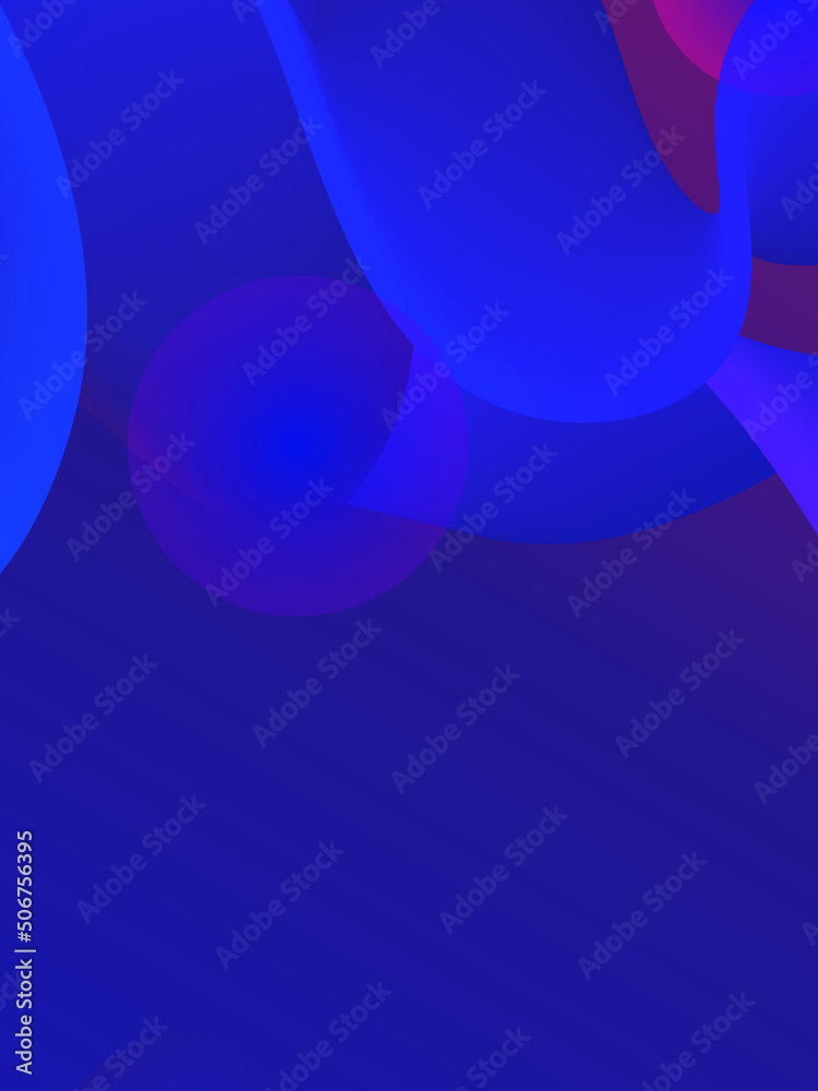 Abstract background using blue wave pattern with 3d effect and dark ...