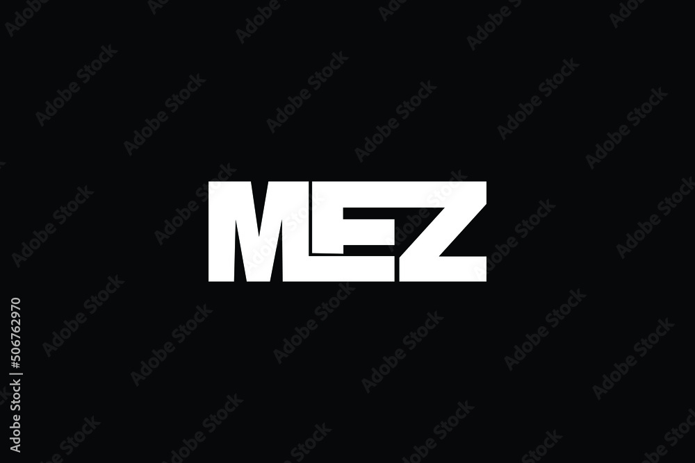 Letter MEZ Logo Alphabet Design Icon Vector Symbol Stock Vector | Adobe ...