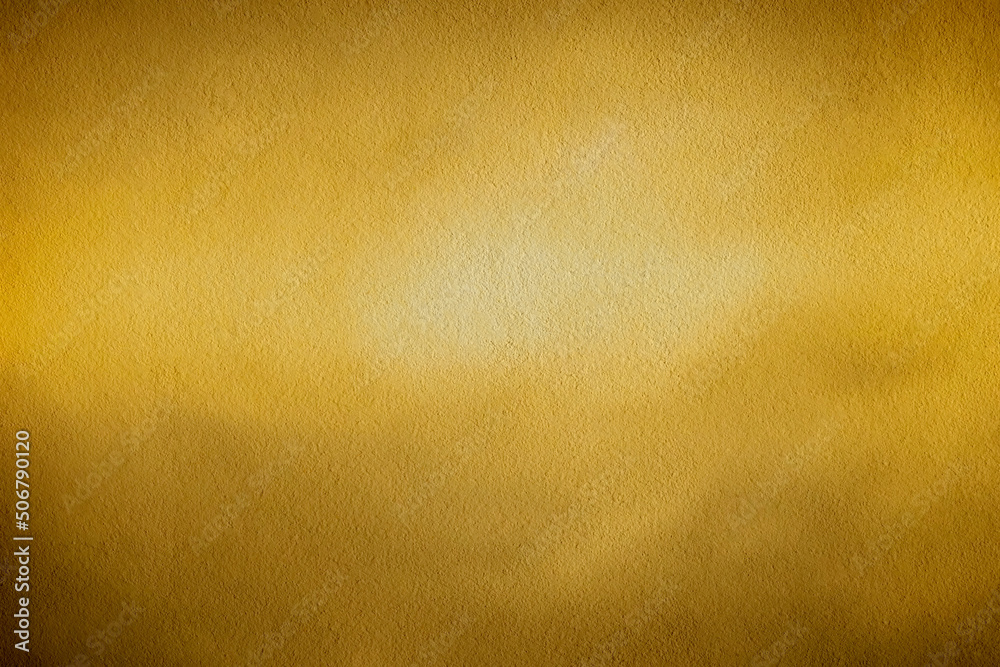 Gold wall texture background. Yellow shiny gold metal sheet surface ...