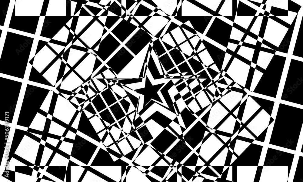 black abstract patterns for modern designs and textures Stock Vector ...