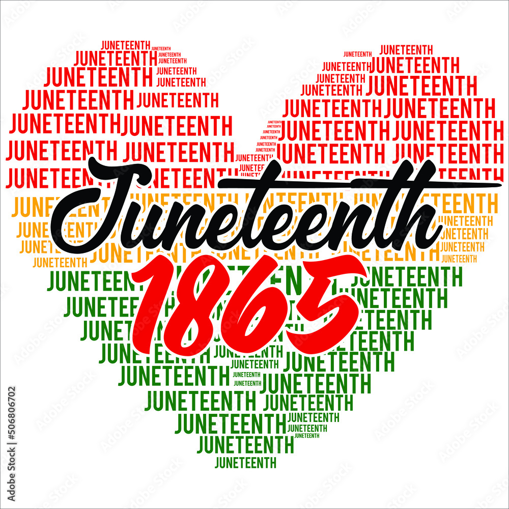 Juneteenth 1865, Happy Juneteenth Independence Day shirt print template ...