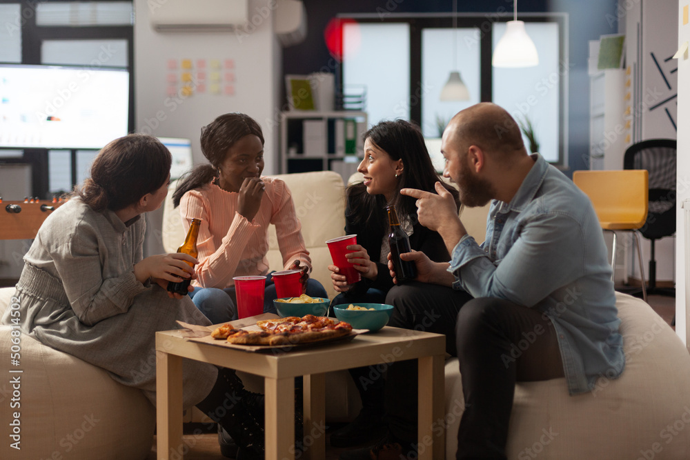 Party Women Socializing