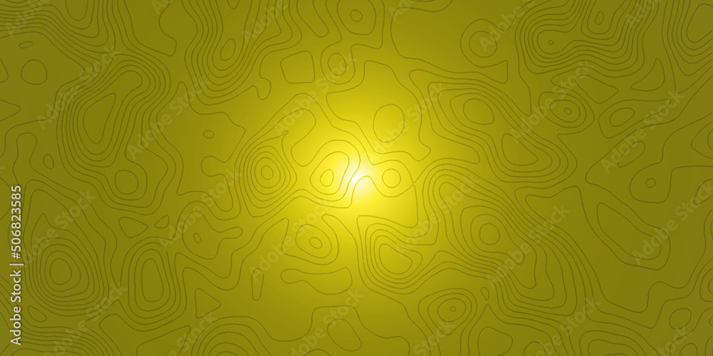 Background with gold topographic line contour map background ...