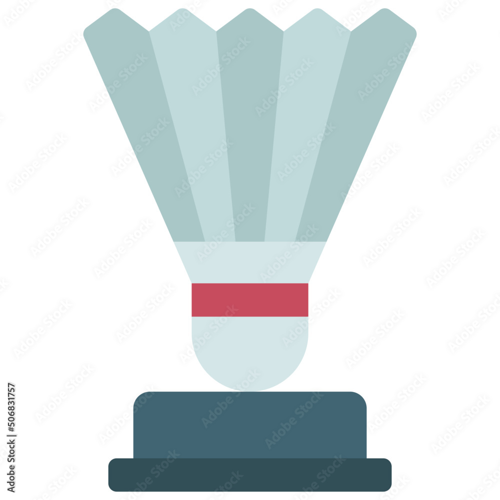 Badminton Award Icon Stock Vector | Adobe Stock