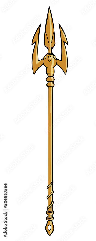 Aquaman trident Stock Photo | Adobe Stock