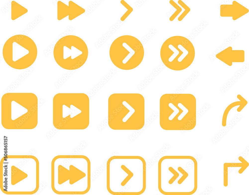 Arrow icons set. Arrow collection. Vector illustration.Arrow vector ...