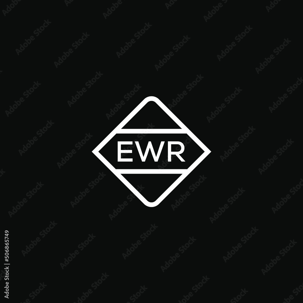 EWR letter design for logo and icon.EWR monogram logo.vector ...